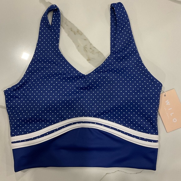 Wilo The Label | Other | Nwt Wilo The Label Polka Contour Sports Bra ...